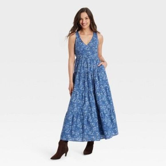 Universal Thread | Dresses | Universal Thread Womens Tiered Maxi Aline ...